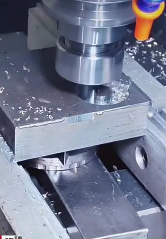 High-speed machining of holes in thick steel plates! High-speed CNC ...