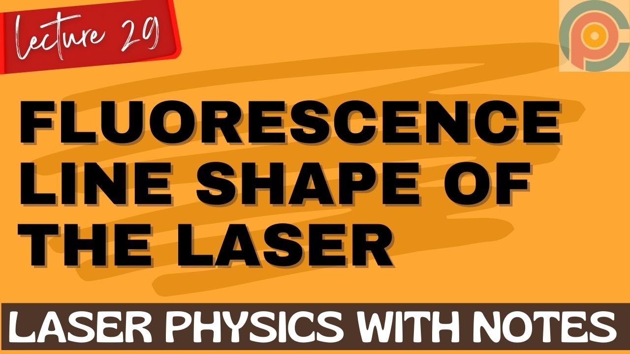 Fluorescence Line Shape of the Laser | Fluorescence Line width ...