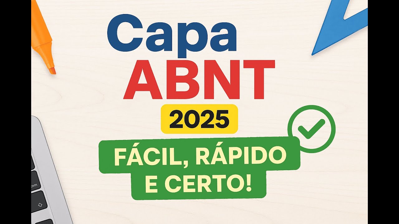 Como Fazer Capa e Contracapa nas Normas ABNT (ATUALIZADO 2025) - Rápido ...
