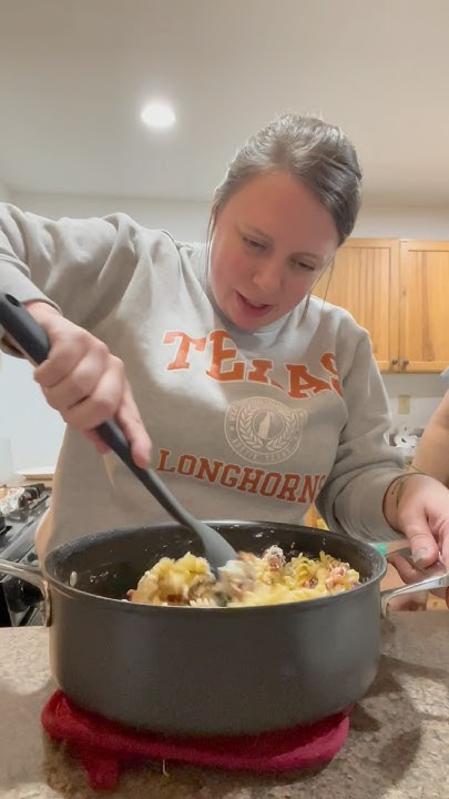 Grandma fed 6 kids with this meal and its delicious 🥺 #couple #dinner #pasta #cheap #cheapdinner ...