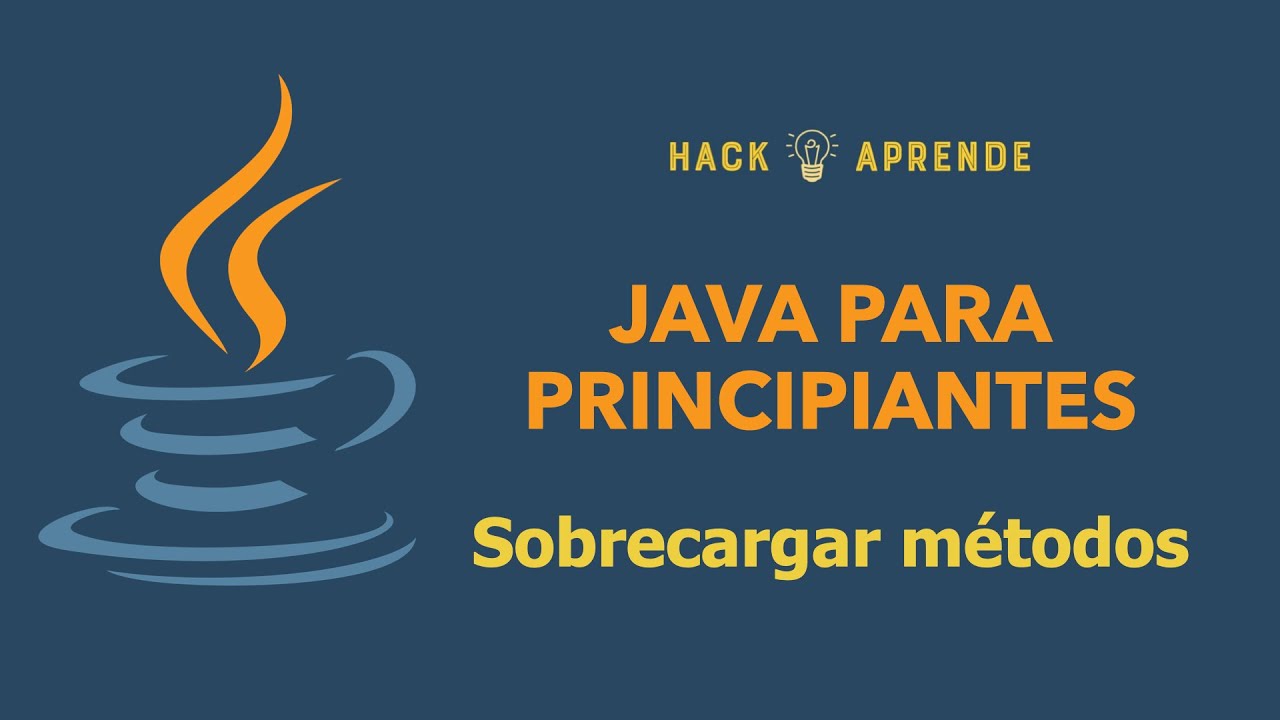 Java para Principiantes - Sobrecargar métodos - YouTube