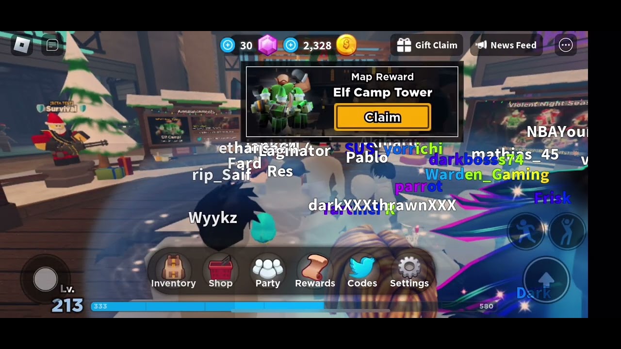 GETTING THE ELF CAMP TOWER (TDS) - YouTube