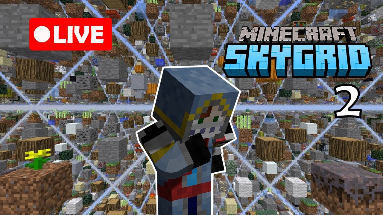 LIVE - ตะลุย Grid Nether | Minecraft: Skygrid EP2 - YouTube