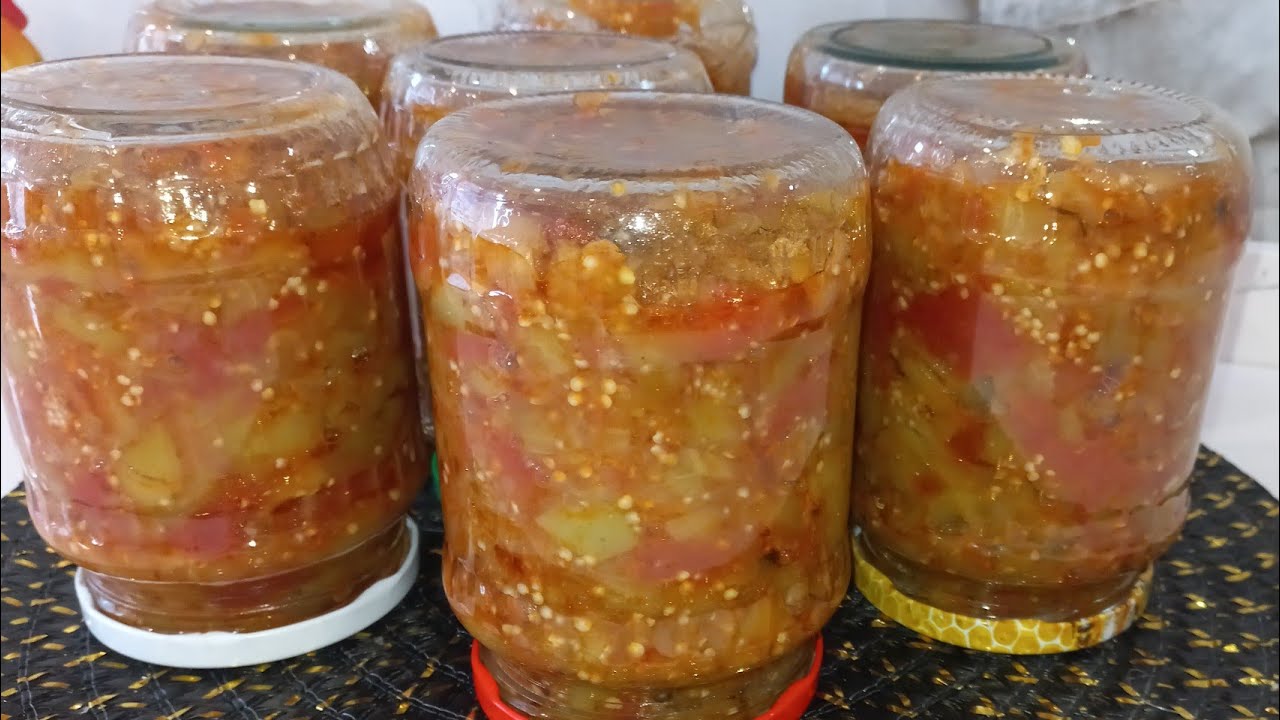 ELTİMİN RESEPTİYLƏ QIŞLIQ BADIMCAN SALATI ( Yeməyi) HAZIRLADIM - YouTube