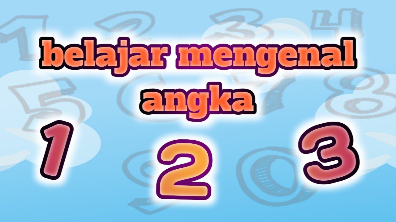 Belajar mengenal angka dari 1 sampai 10 untuk anak usia dini ||CaCha ...