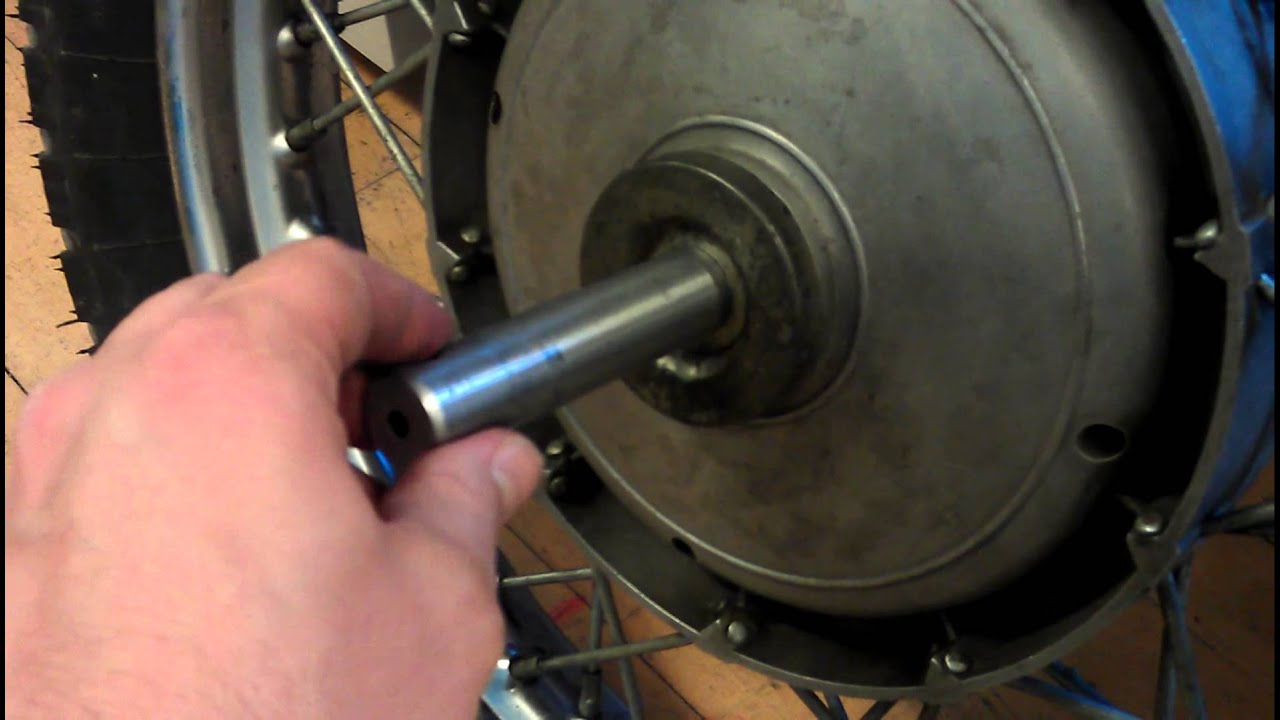 Ural 650 wheel bearing conversion - YouTube