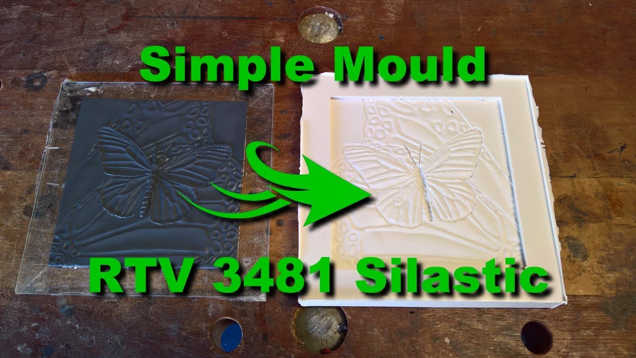 Making a simple mould RTV 3481 silicone rubber - YouTube