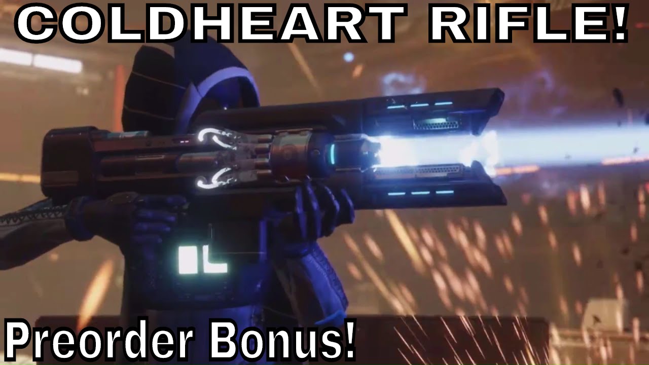 Destiny 2 PREORDER BONUS! | Coldheart Exotic Trace Rifle - YouTube