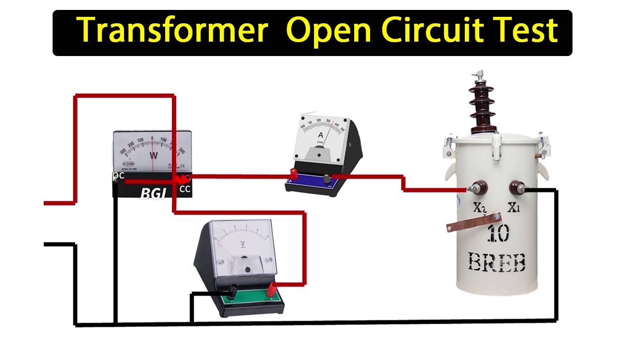 Open Circuit Test of Transformer Bangla Animated Diagram Ayub365 - YouTube