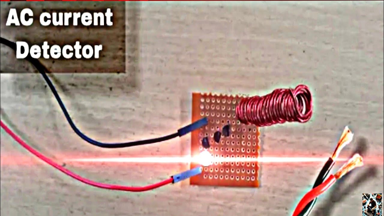 How to Make a Wireless AC current Detector. || AC current tester ||. 🧑 ...