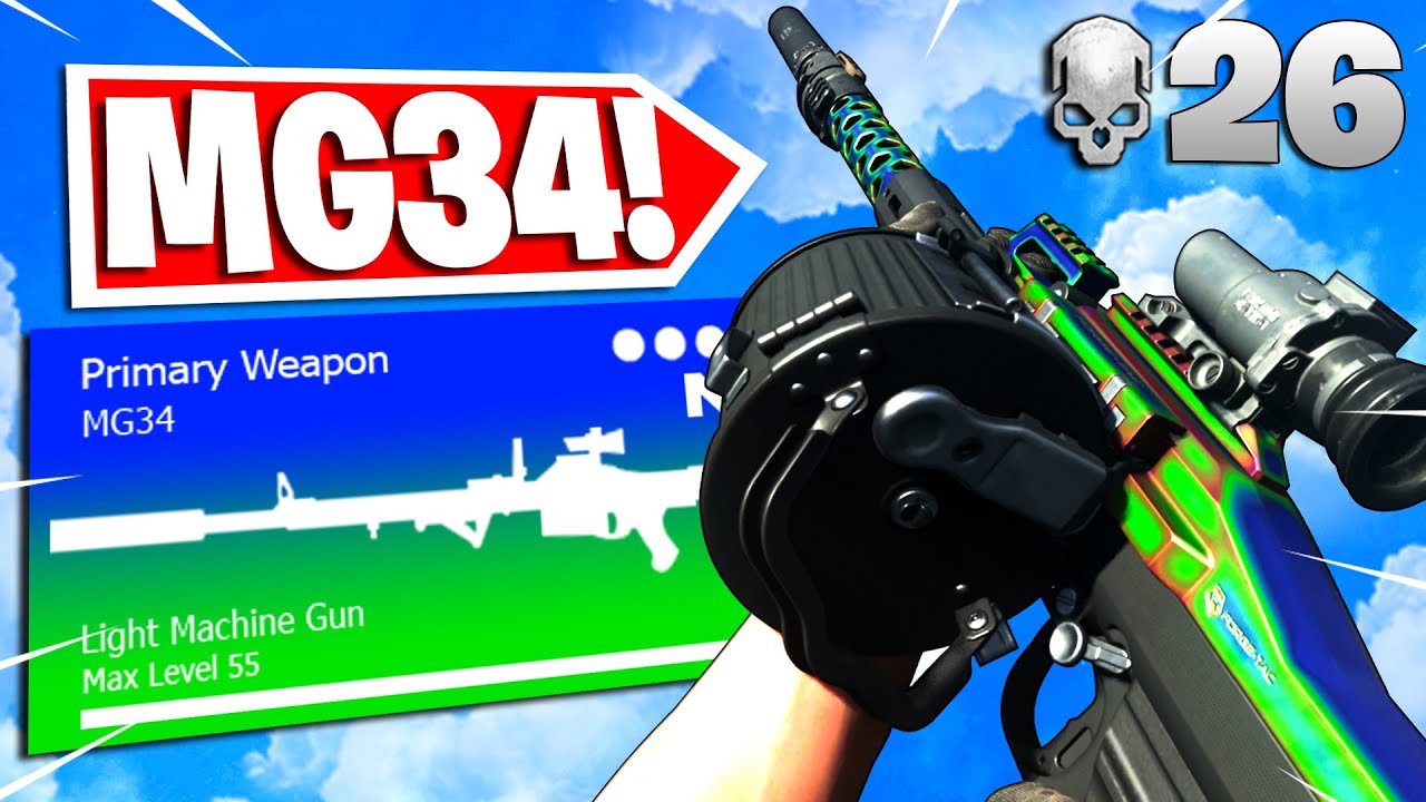 the "MG34" LMG in WARZONE SEASON 6 is INSANE! (BEST MG34 CLASS SETUP ...