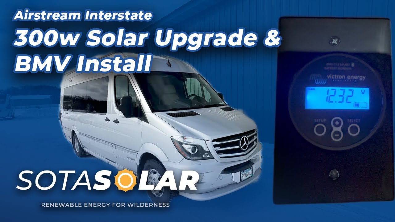 Airstream Interstate Solar Upgrade with Victron BMV Battery Monitor ...