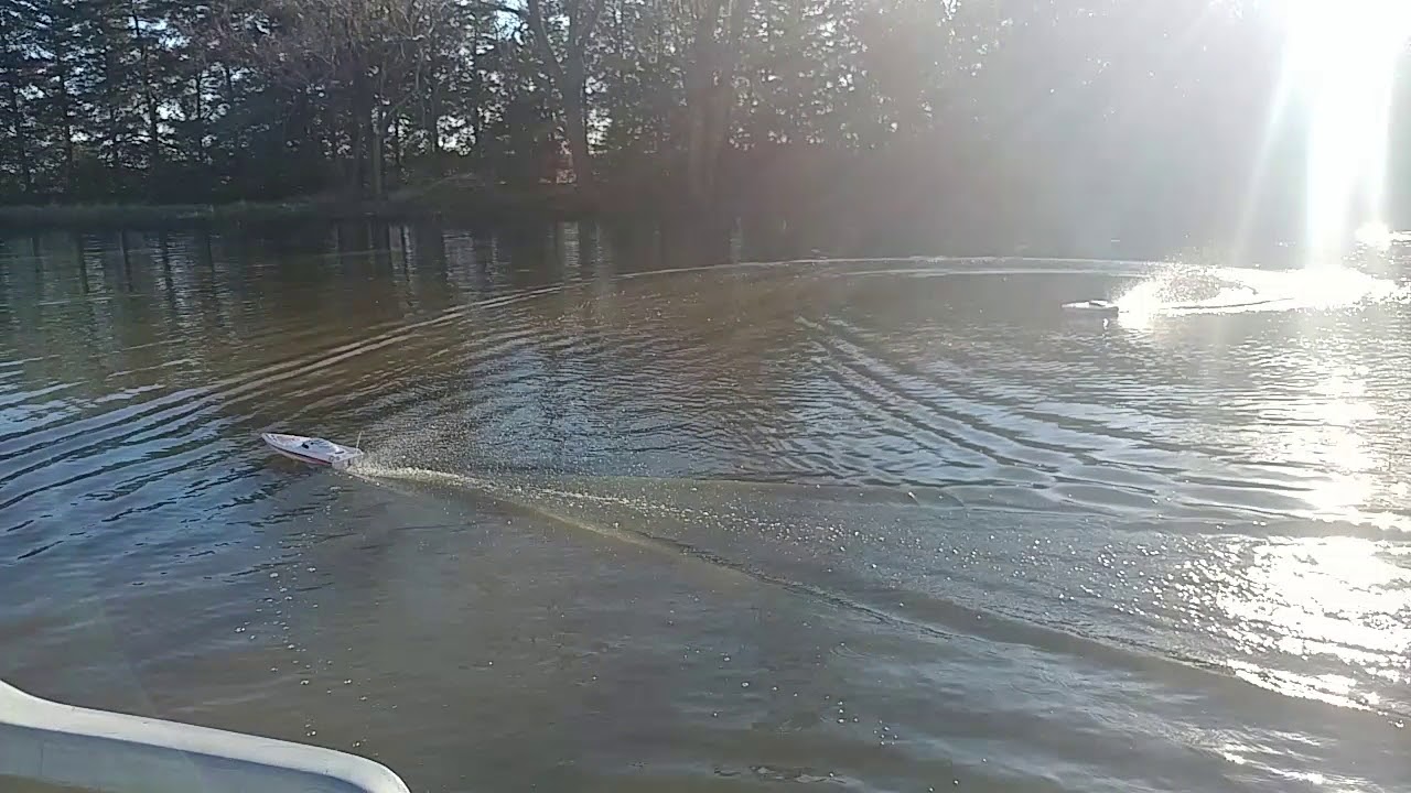 Harbor Freight boat fun - YouTube