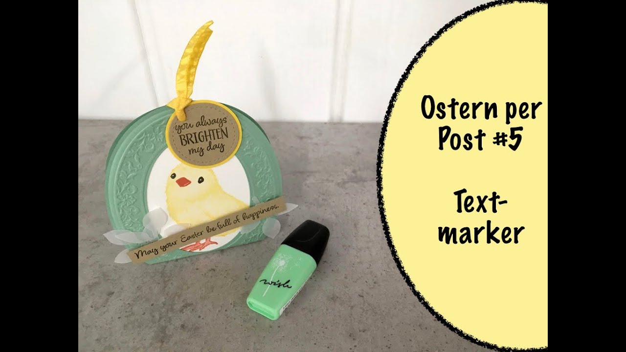 Oster per Post #5 | Textmarker | Stampin' Up! - YouTube