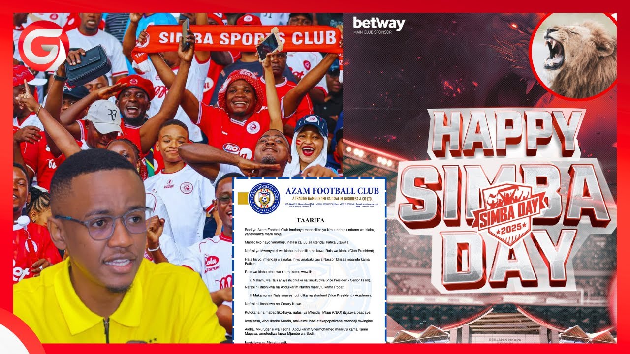 🔴#Live: SIMBA DAY MNYAMA ANA JAMBO LAKE LEO/YANGA YAGAWA JEZI BURE/AZAM ...