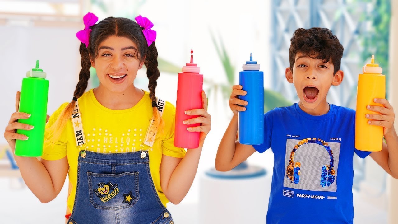 Jason and Alex pretend play and make creative art - YouTube