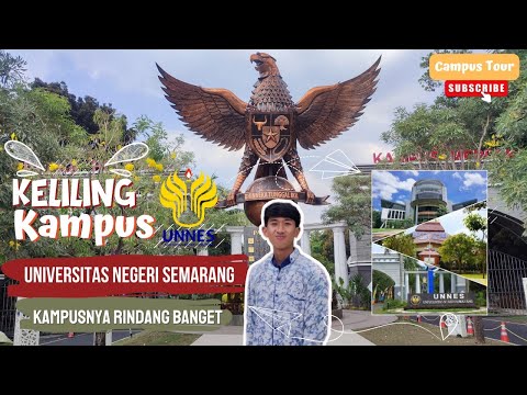 Keliling Kampus UNIVERSITAS NEGERI SEMARANG (UNNES) Kampusnya Rindang Banget #campustour #ptn #unnes
