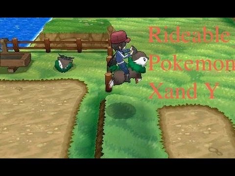 Pokemon X and Y All Rideable Pokemon! - YouTube