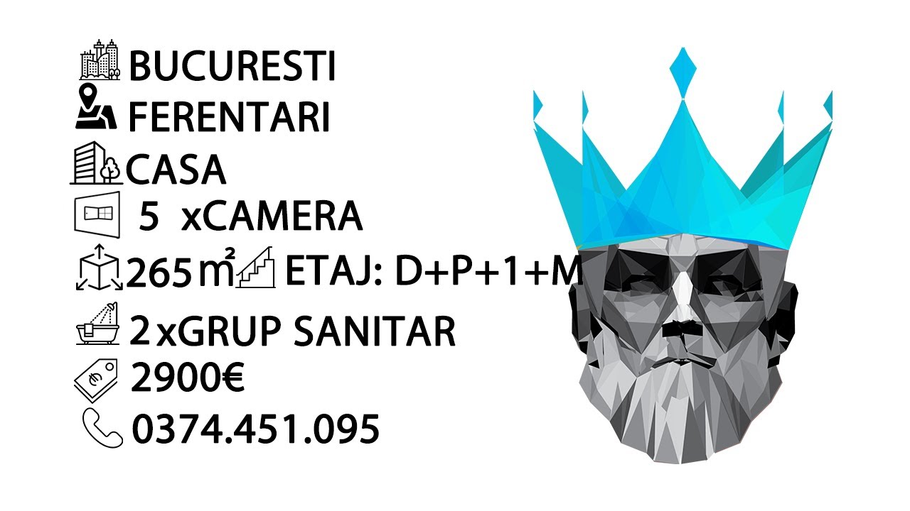 Bucuresti || Vila 5 Camere | Pieptanari | Centrala Proprie | 2 Balcoane ...