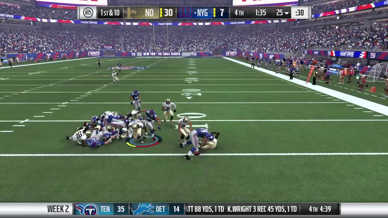 Madden NFL 17 Fumble Fail - YouTube