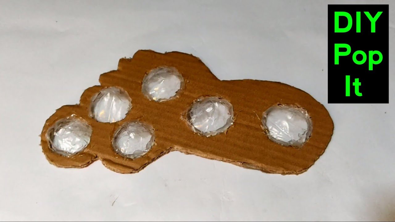 How to make pop it fidget toys - Foot Shape | Fidget trading | DIY ...