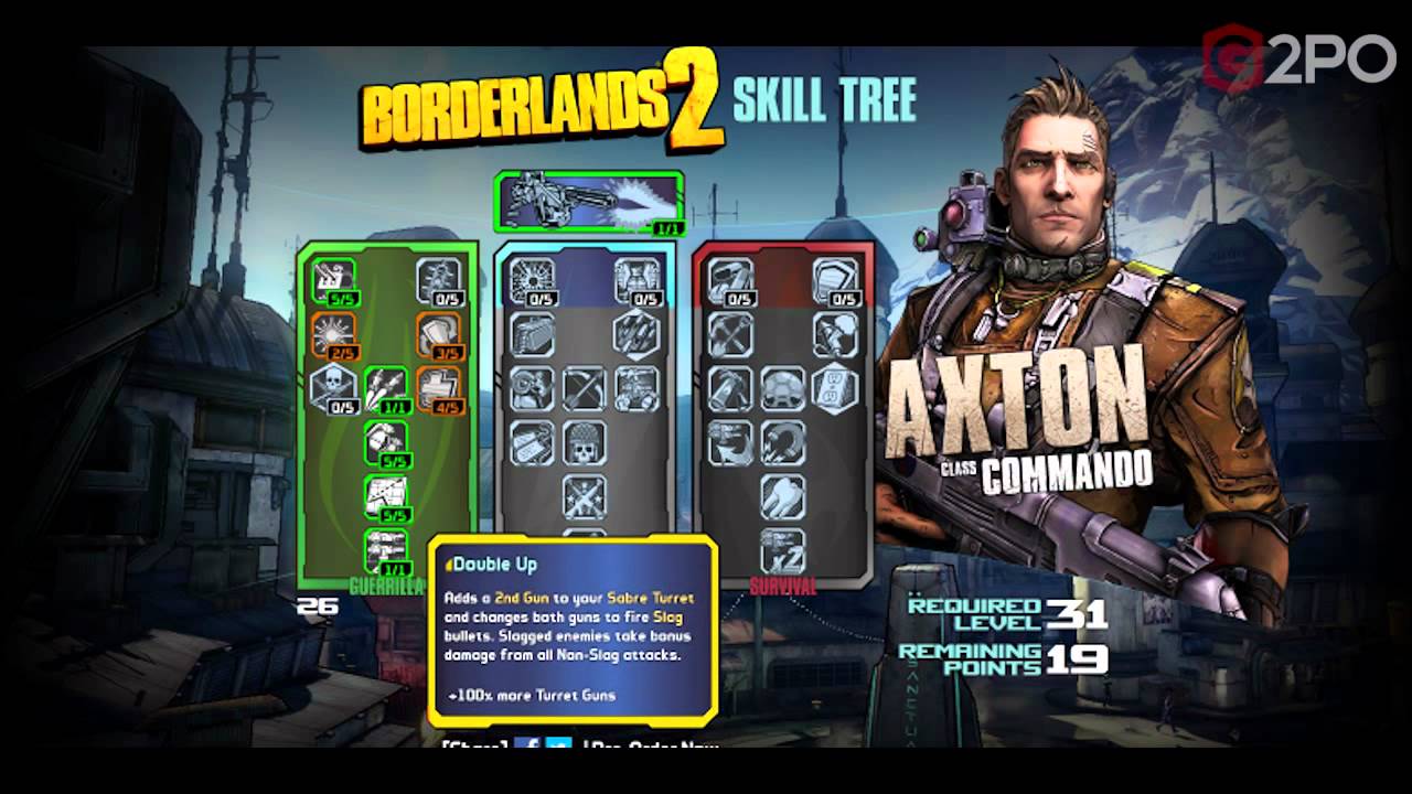 Borderlands 2 Skill Building Preview | Help Me Select a Character ...