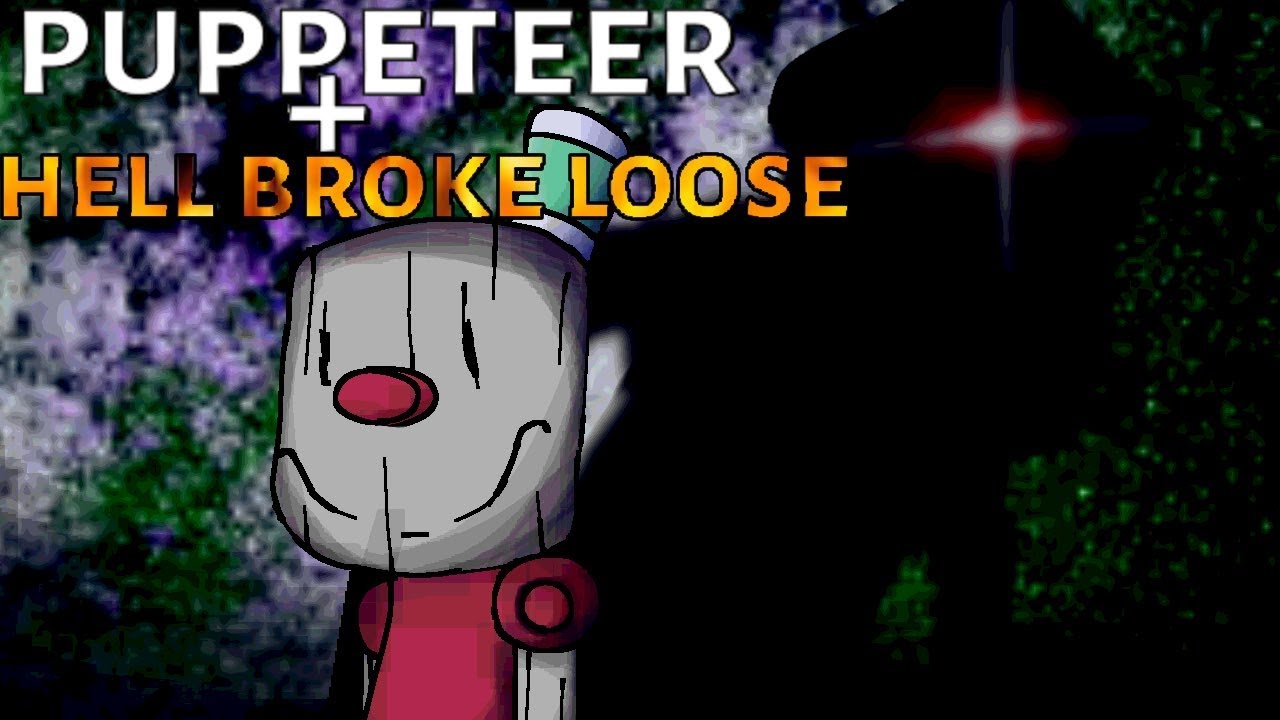 FLASHING LIGHTS [FNF] Puppeteer + Hell Broke Loose [Faker Black Sun ...