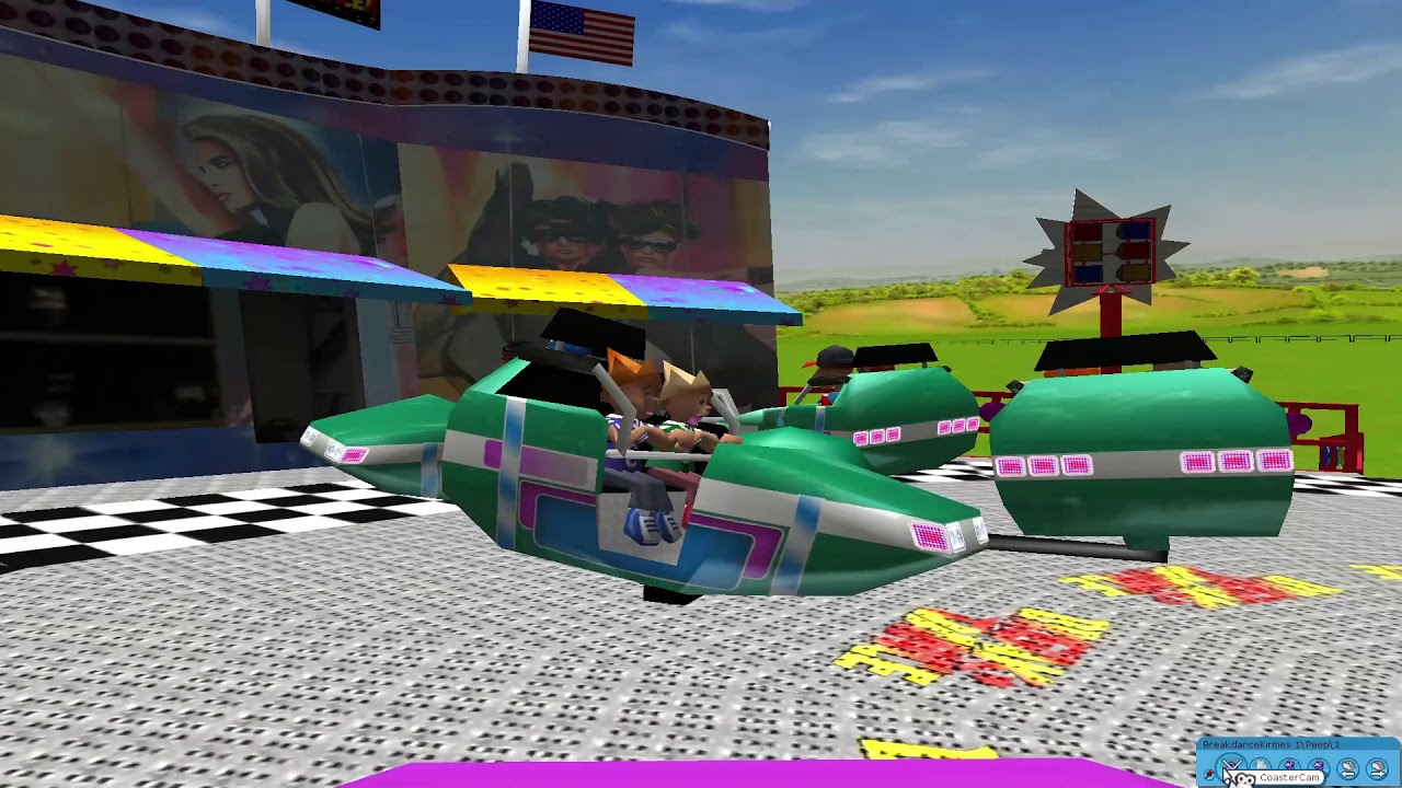 RollerCoaster Tycoon 3 Custom Flat Ride DOWNLOAD (Breakdancer) RCT3 ...
