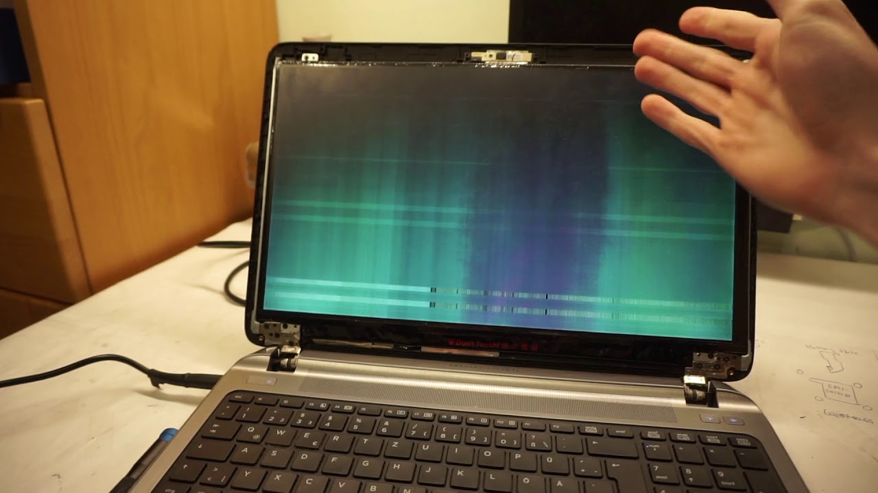 HP Probook video cable "repair" - YouTube