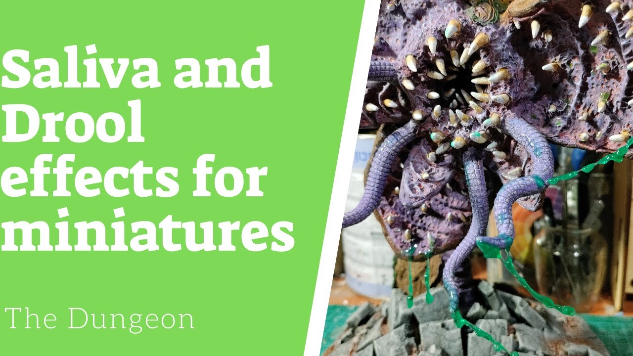 Drool and Slime effects tutorial for tabletop miniatures, D&D and ...