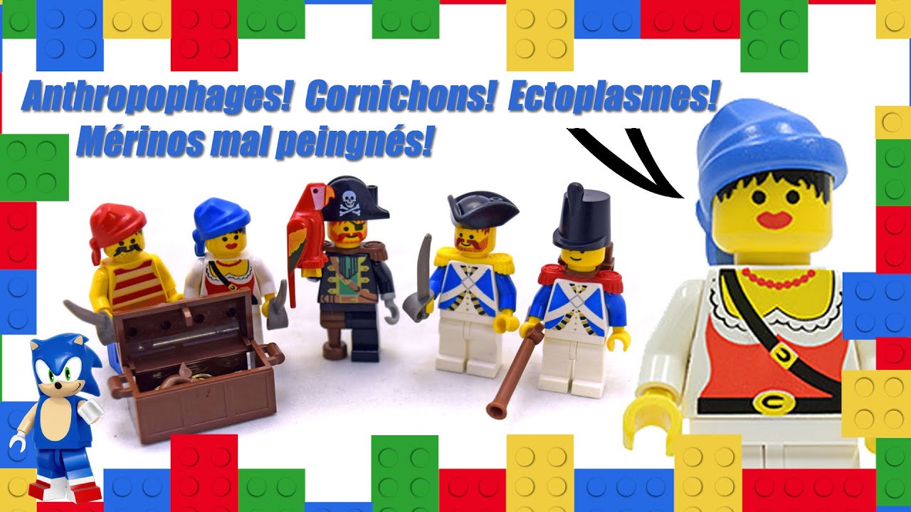 LEGO MINI-CRITIQUE: 6251 Pirates et leurs accessoires / Minifigs (1989 ...