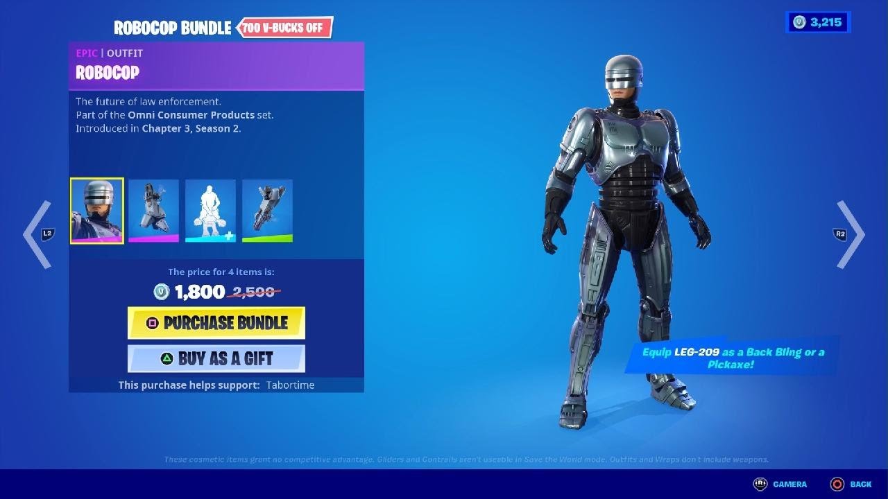 New Robocop Skin Review! - YouTube