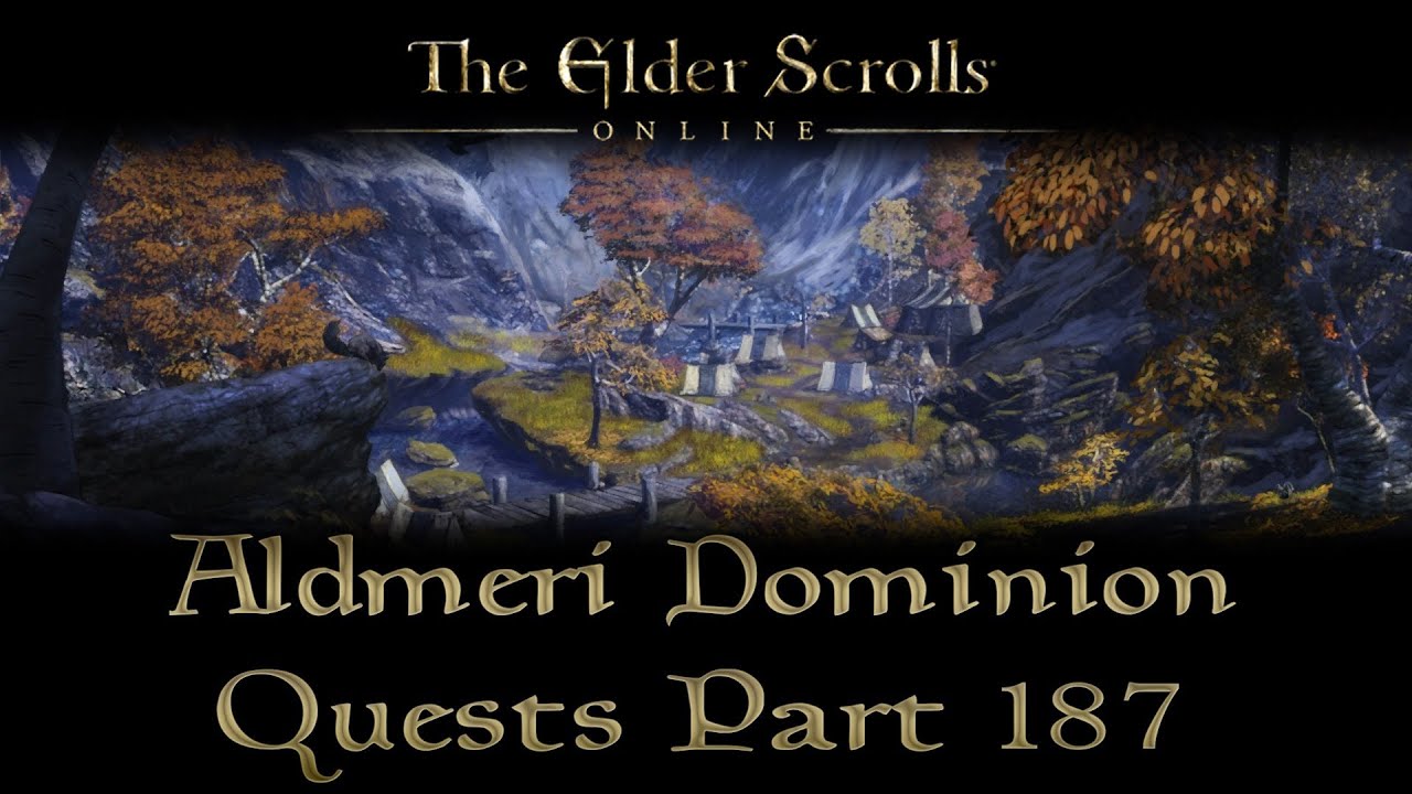 ESO - Aldmeri Dominion Quests - Part 187 - The Weight of Three Crowns ...