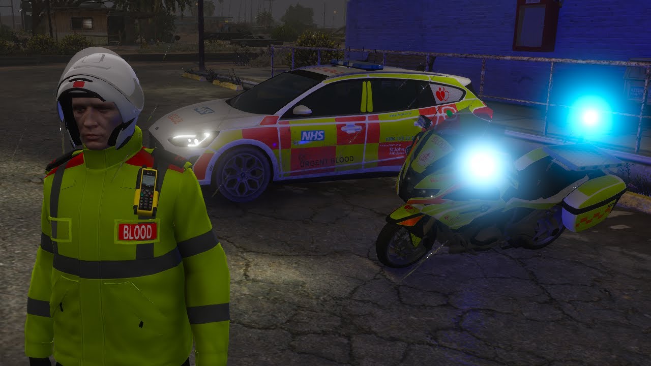 Paramedic Life in GTA 5 # 14(Blood biker) \PoliceMP\ FiveM\ RP - YouTube
