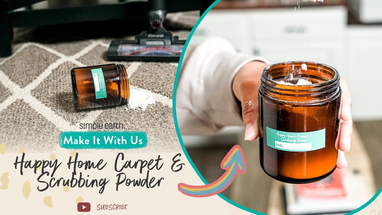 Happy Home Carpet & Scrubbing Powder Recipe - YouTube