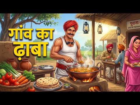 गांव का ढाबा | गांव का ढाबा | HINDI KAHANIYA | CARTOON STORY | HINDI STORIES | KAHANI |