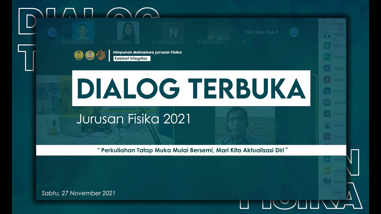 Dialog Terbuka | 2021 - YouTube