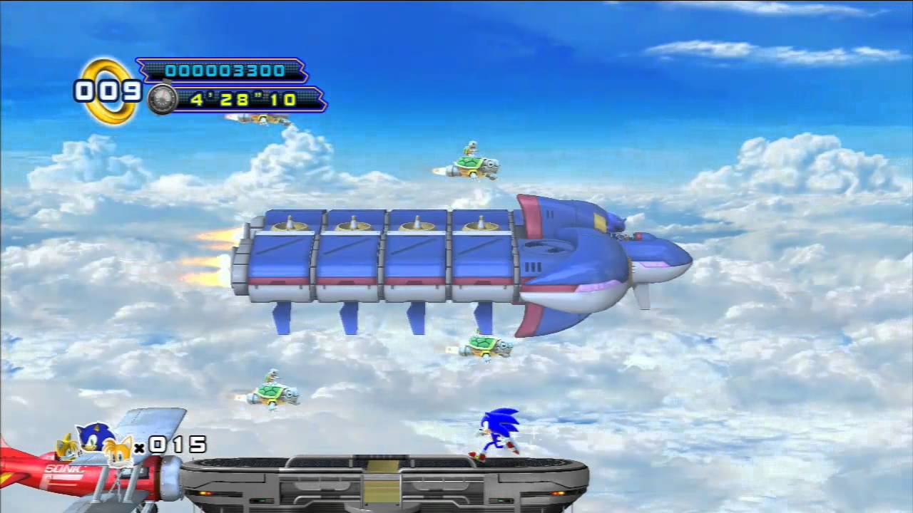 Sonic The Hedgehog 4 Episode 2 Walkthrough Part 13 'Sky Fortress Zone ...