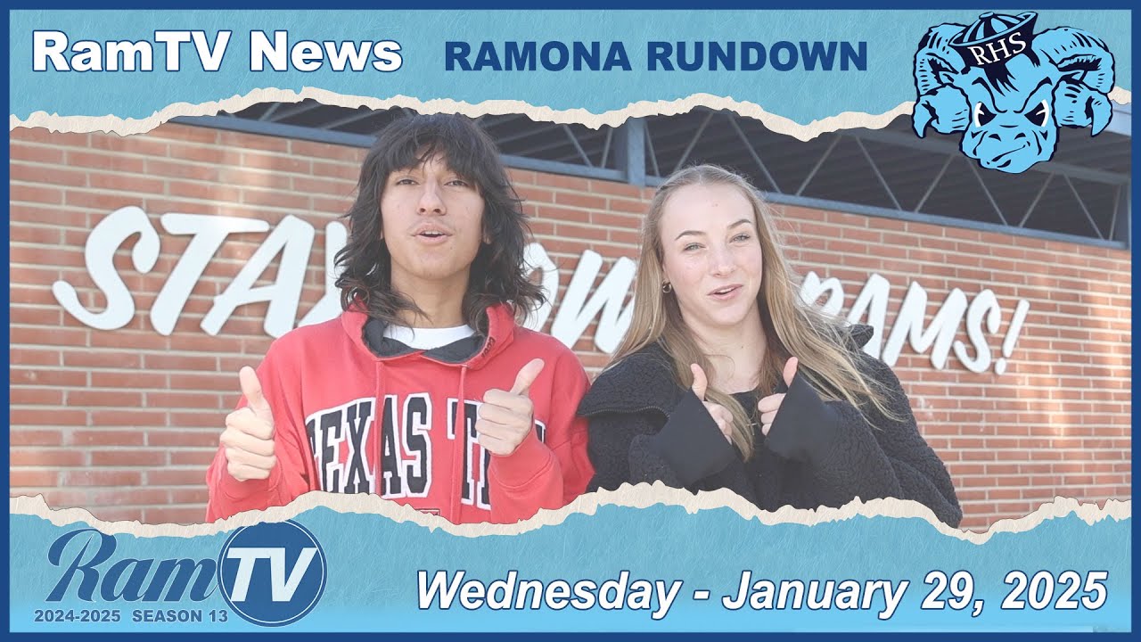 Ramona RamTV News - January 29, 2025 - YouTube