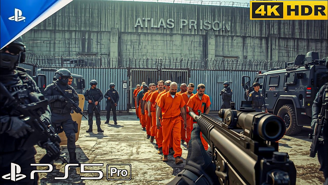 (PS5) The Atlas Prison Camp | Ultra Realistic Gameplay Call Of Duty ...