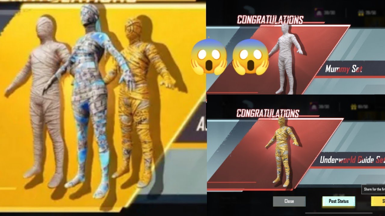 New Ultimate Mummy Set 🔥- 24000UC Crate Opening Old Mummy Set back 😱 ...