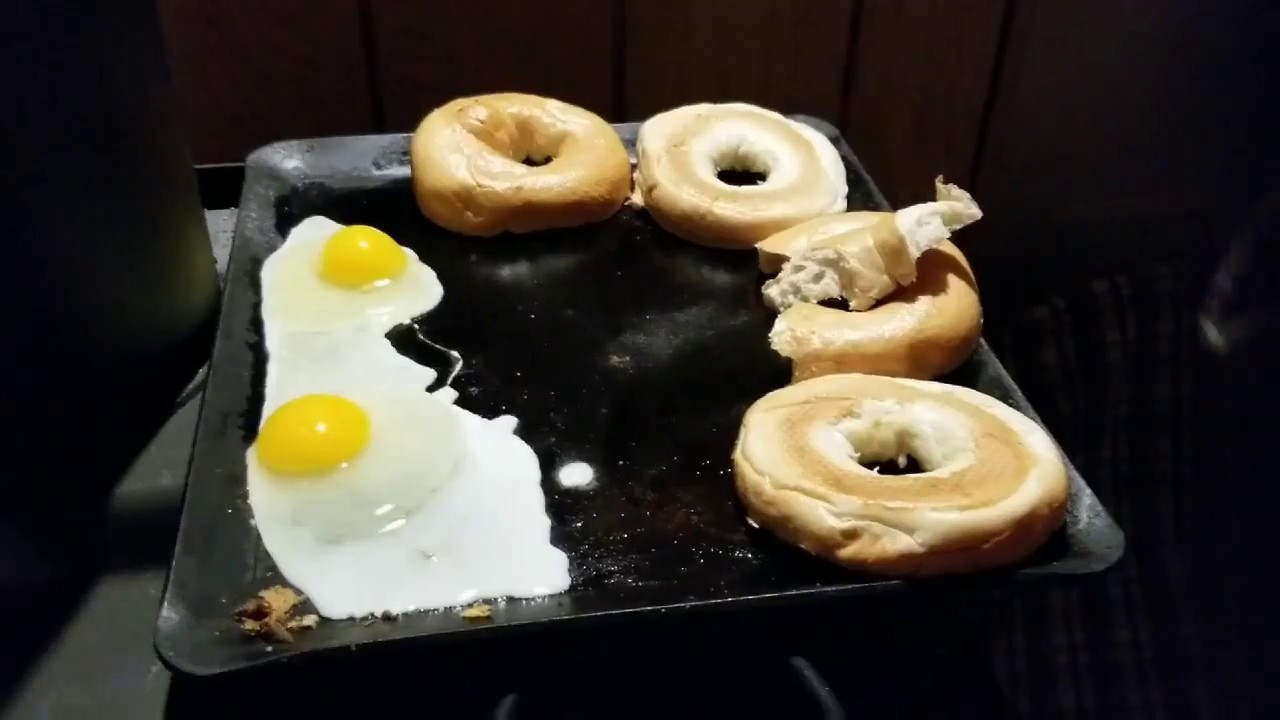 Mountain Morning Breakfast, Cooking over a wood burning stove. - YouTube
