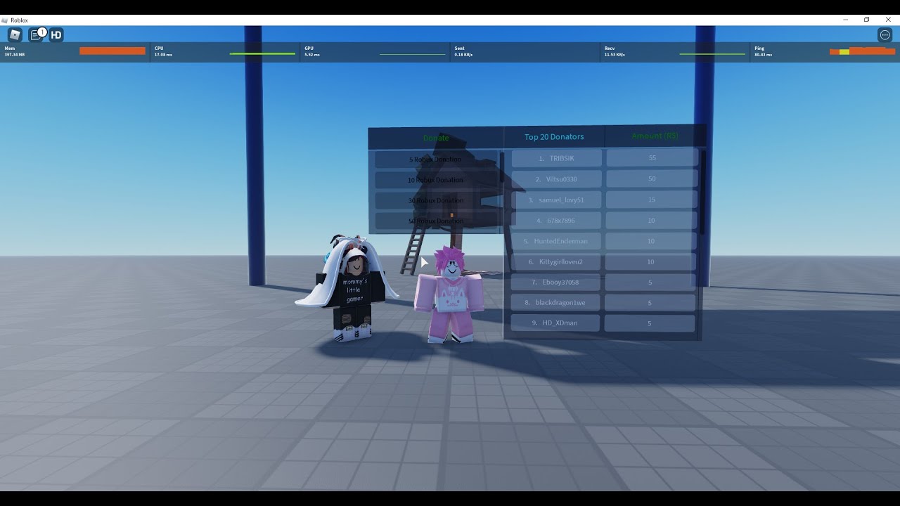 Roblox AFK until donation Game! How much robux have I made? - YouTube