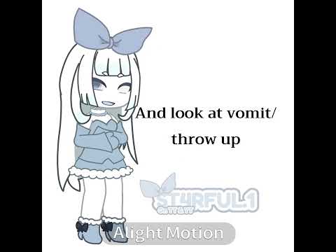 What an unusual fear! #fyp #alightmotion #gacha #tween #phobia #fear #scopophobia