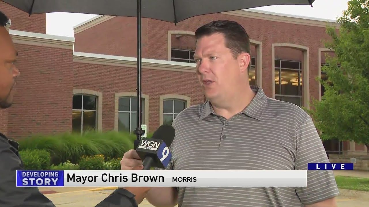 Morris mayor gives update after evacuation - YouTube