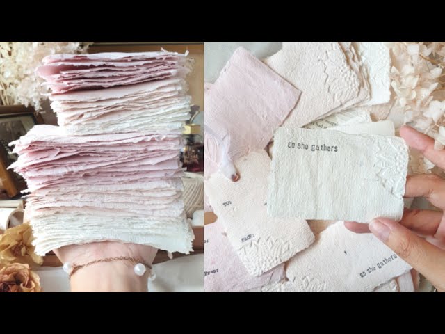 Handmade Paper Business Cards