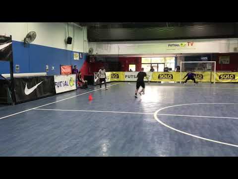 Futsal shooting exercises - YouTube