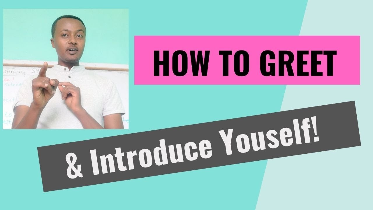 Greetings and Self-Introduction: English for Beginners - YouTube