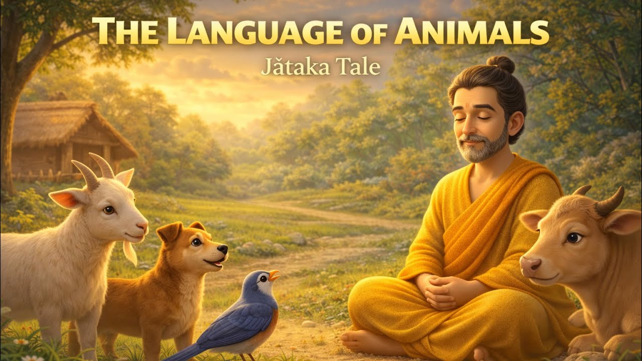 The Language of Animals Jātaka | Ancient Moral Story for Kids | Chanu’s ...
