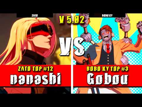 GGST | nanashi (Zato) VS Gobou (Robo Ky) | Guilty Gear Strive High level gameplay